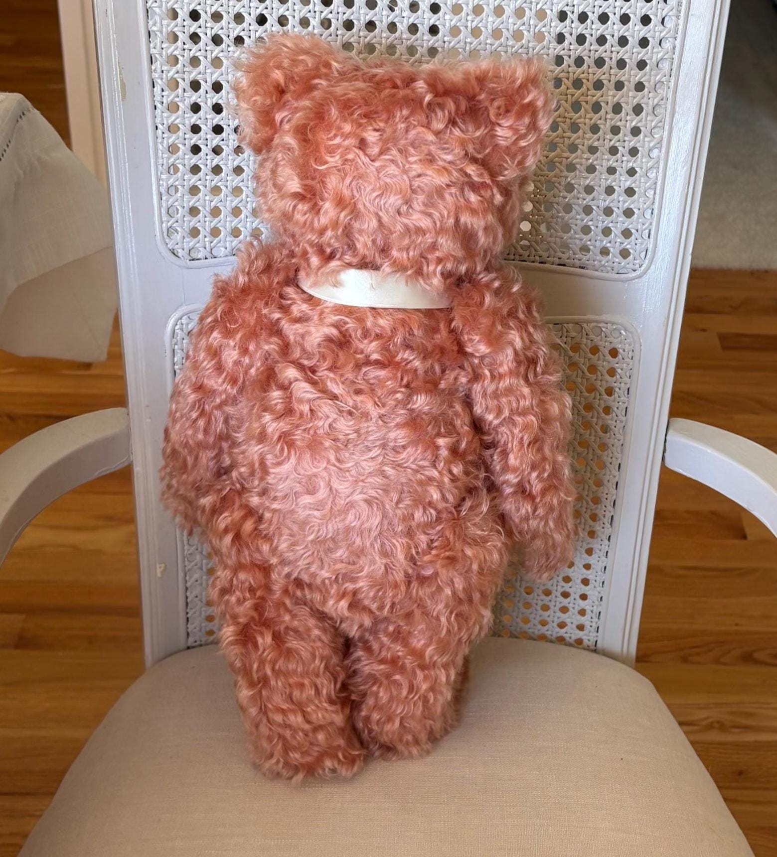 Steiff Teddy Bear Compass Rose 1995 Special US Edition; 17" High, Pink ...