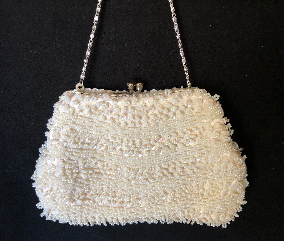 Lovely Vintage Richere Purse/evening Bag Made in Hong Kong Sequins and ...