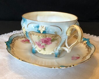 Hand Painted Tea Cup - Etsy