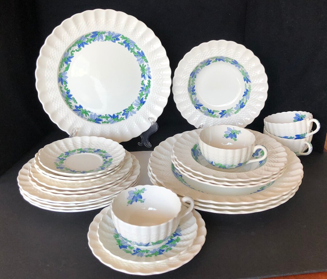 Four Place Setting Dinner Set, 6 Pieces Each, of Copeland Spode ...