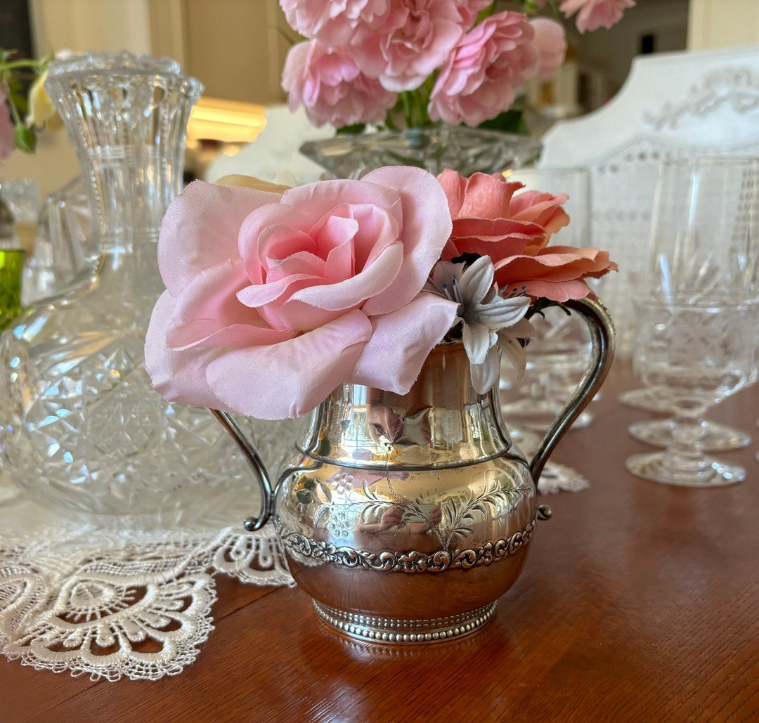 Antique Pairpoint Quad Silver Plate Two Handled Tea Slop/waste Bowl or ...