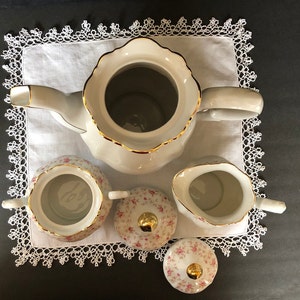 Mitterteich 'lady Claire' Tea/coffee Set Pink Roses - Etsy
