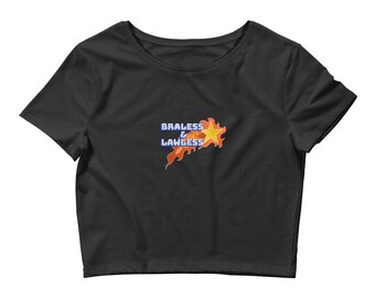 Braless Crop Top - Etsy UK