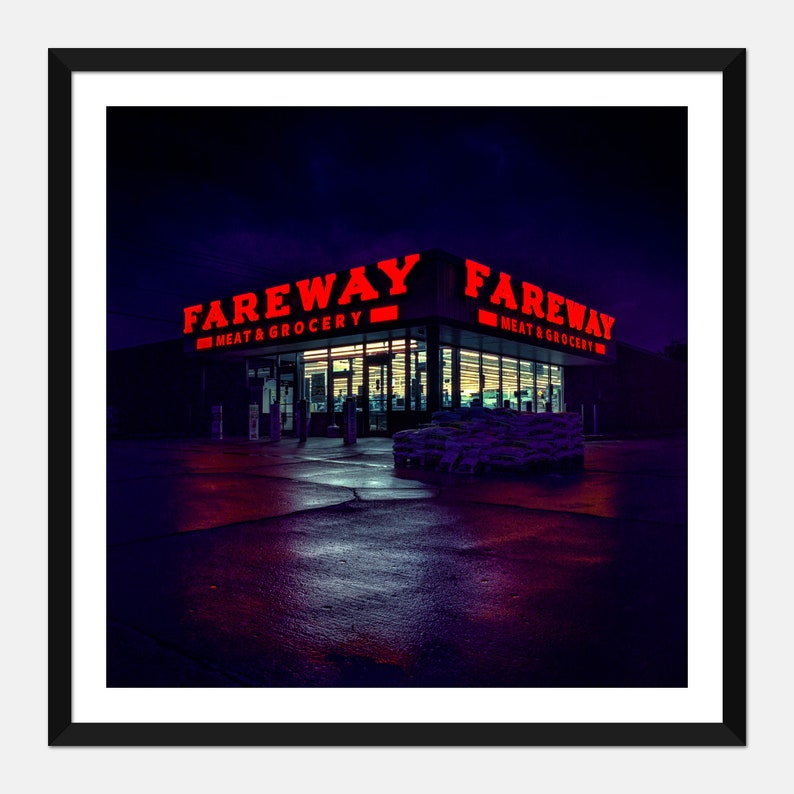 Unframed Fine Art Print - Fareway Meat & Grocery, Decorah, Iowa - Etsy