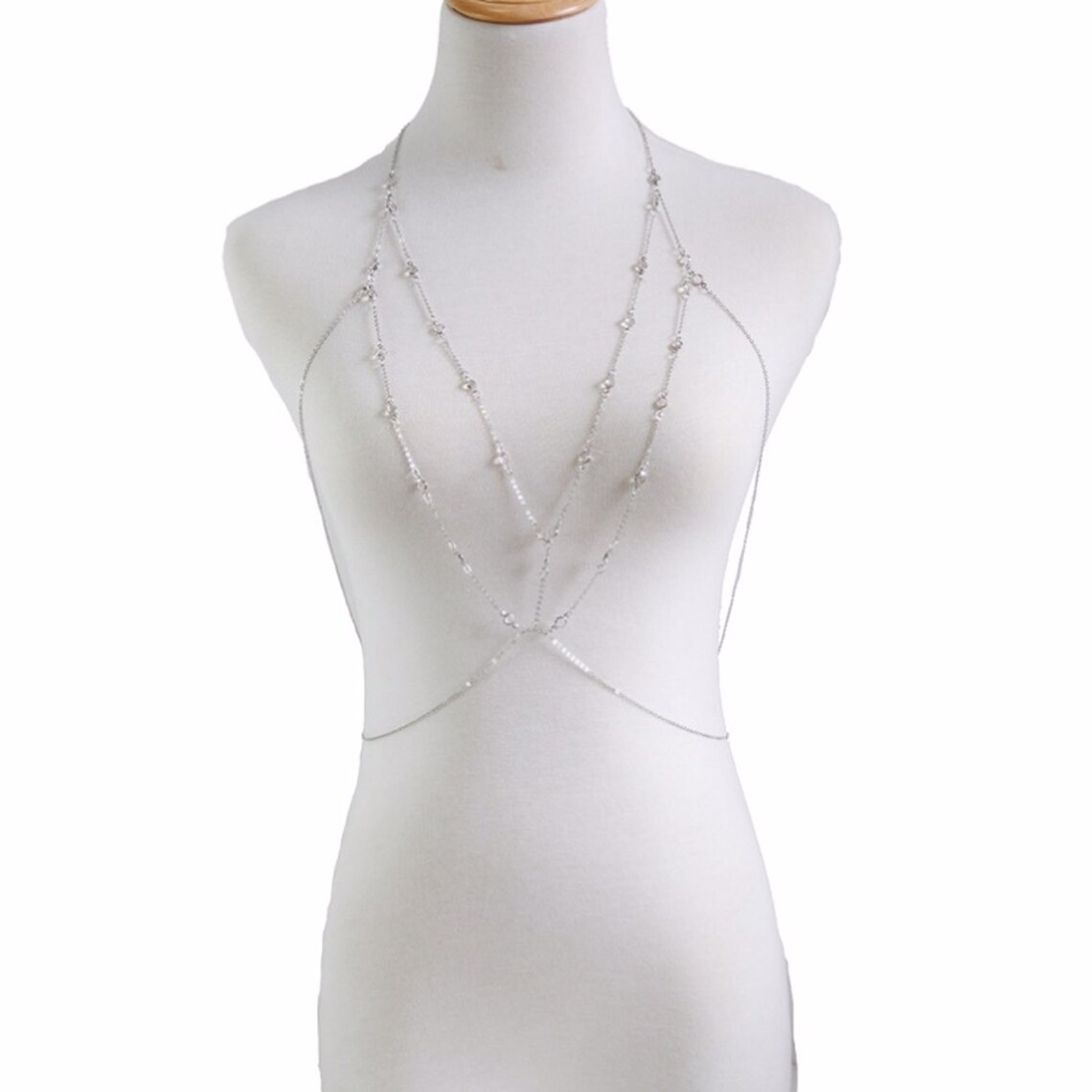 Gold Body Chain Lady Body Chain Layered Body Chain Etsy
