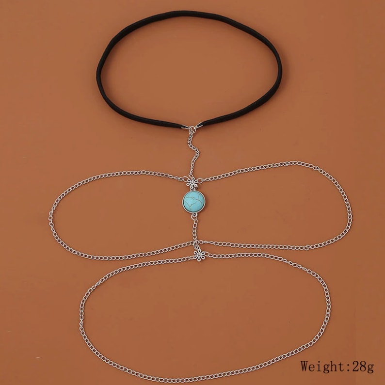 Stone Leg Chain Gold Leg Chain Silver Leg Chain Pearl - Etsy