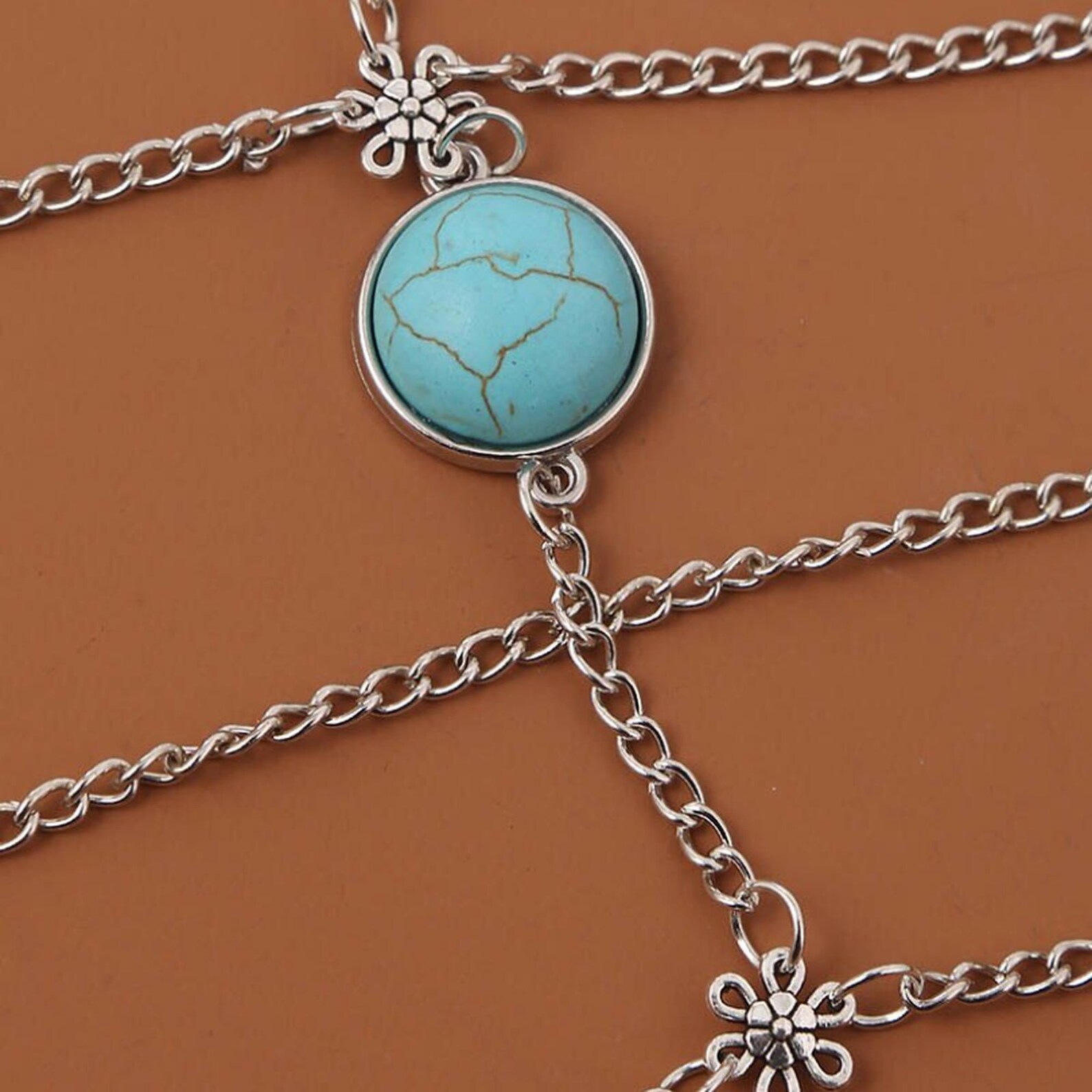 Stone Leg Chain Gold Leg Chain Silver Leg Chain Pearl - Etsy