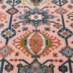 Pink Persian Style Rug 5x8, 6x9, 8x10, 9x12, 10x14 Ft Antique Hand ...