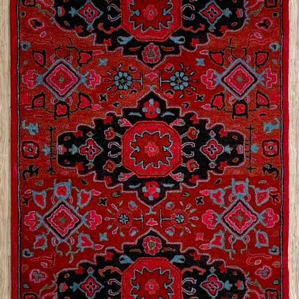 Red Persian Rug - Etsy