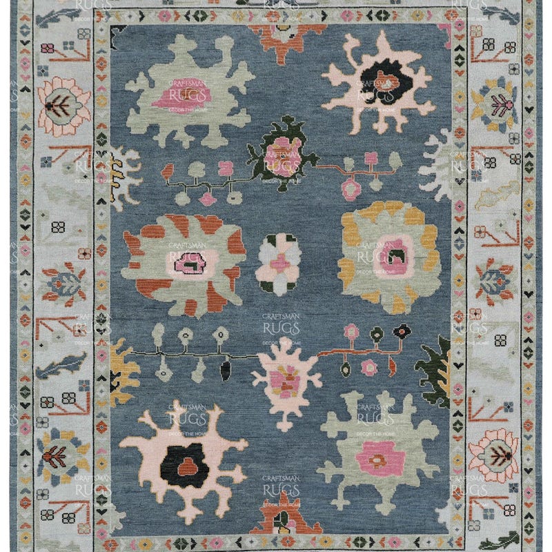 Grey Nordic Knots Rug - Etsy