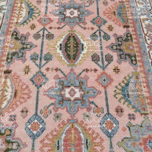 Pink Persian Style Rug 5x8, 6x9, 8x10, 9x12, 10x14 Ft Antique Style ...