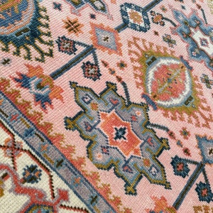 Pink Persian Style Rug 5x8, 6x9, 8x10, 9x12, 10x14 Ft Antique Hand ...