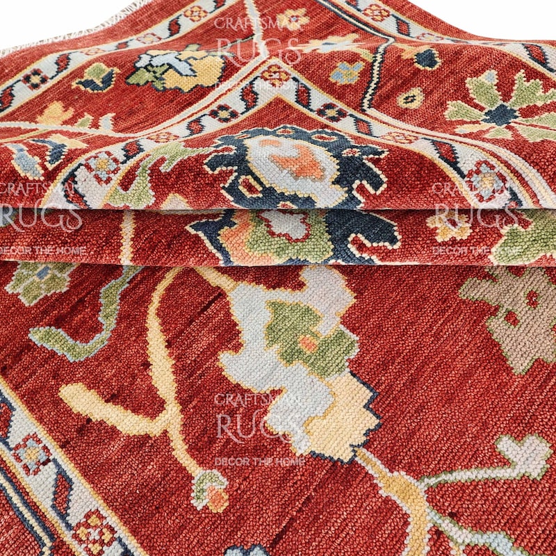 Rust Turkish Rug 10x14 - Etsy