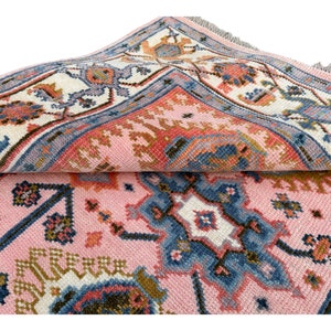 Pink Persian Style Rug 5x8, 6x9, 8x10, 9x12, 10x14 Ft Antique Hand ...