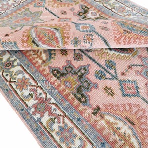 Pink Persian Style Rug 5x8, 6x9, 8x10, 9x12, 10x14 Ft Antique Style ...