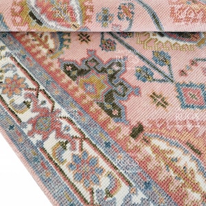 Pink Persian Style Rug 5x8, 6x9, 8x10, 9x12, 10x14 Ft Antique Style ...