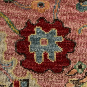 Elegant Oushak Style Peach Color Rug 5x8, 6x9, 8x10, 9x12, 10x14 Ft ...