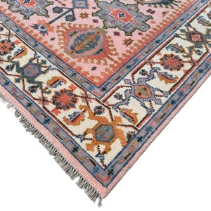 Pink Persian Style Rug 5x8, 6x9, 8x10, 9x12, 10x14 Ft Antique Hand ...
