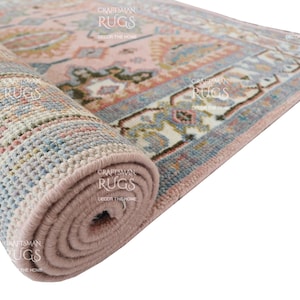 Pink Persian Style Rug 5x8, 6x9, 8x10, 9x12, 10x14 Ft Antique Style ...