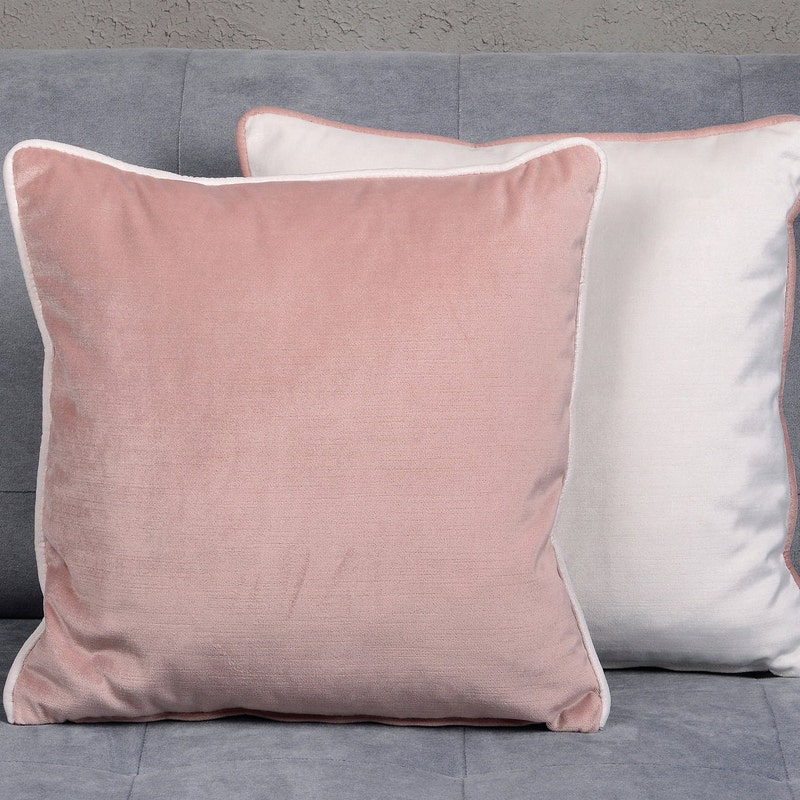 Pink Velvet Pillows - Etsy