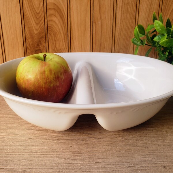 Divided Serving Bowl - Etsy