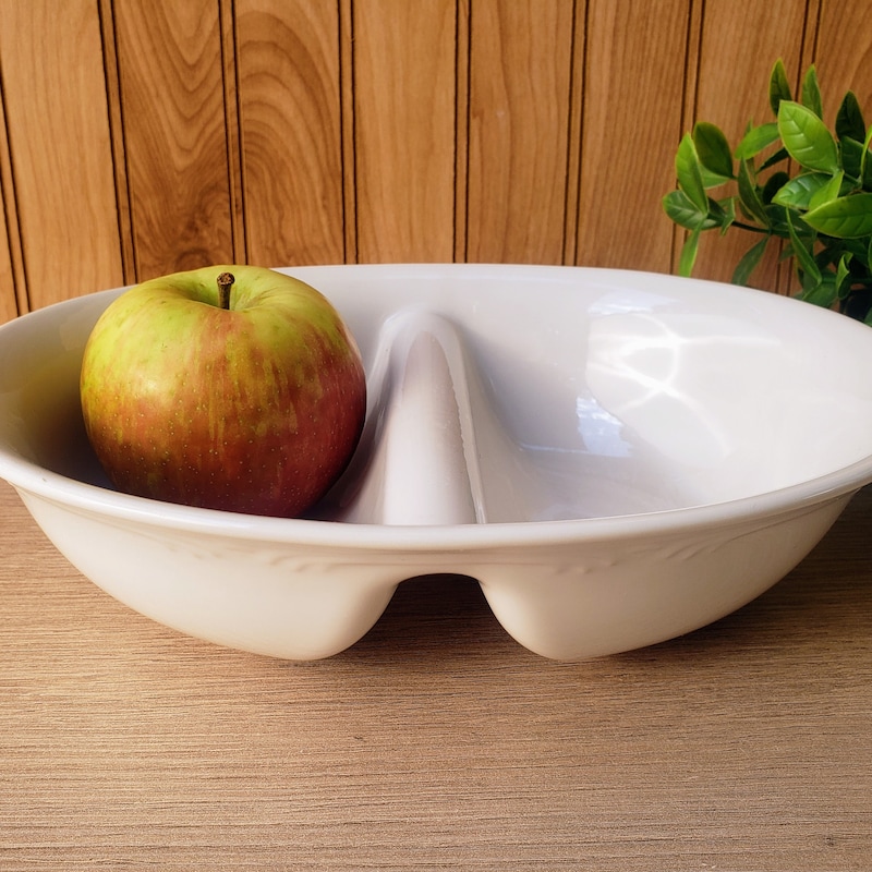 Divided Serving Bowl - Etsy