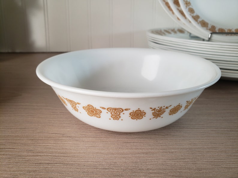 Vintage Corelle Pyrex butterfly Gold Dinnerware - Etsy