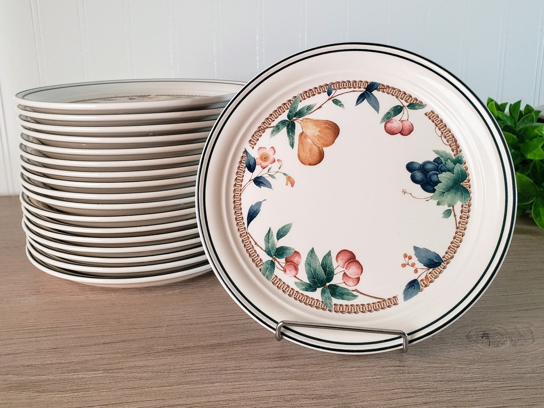 Keltcraft by Noritake Nature's Bounty Ireland Salad / Lunch Plates 9199 ...