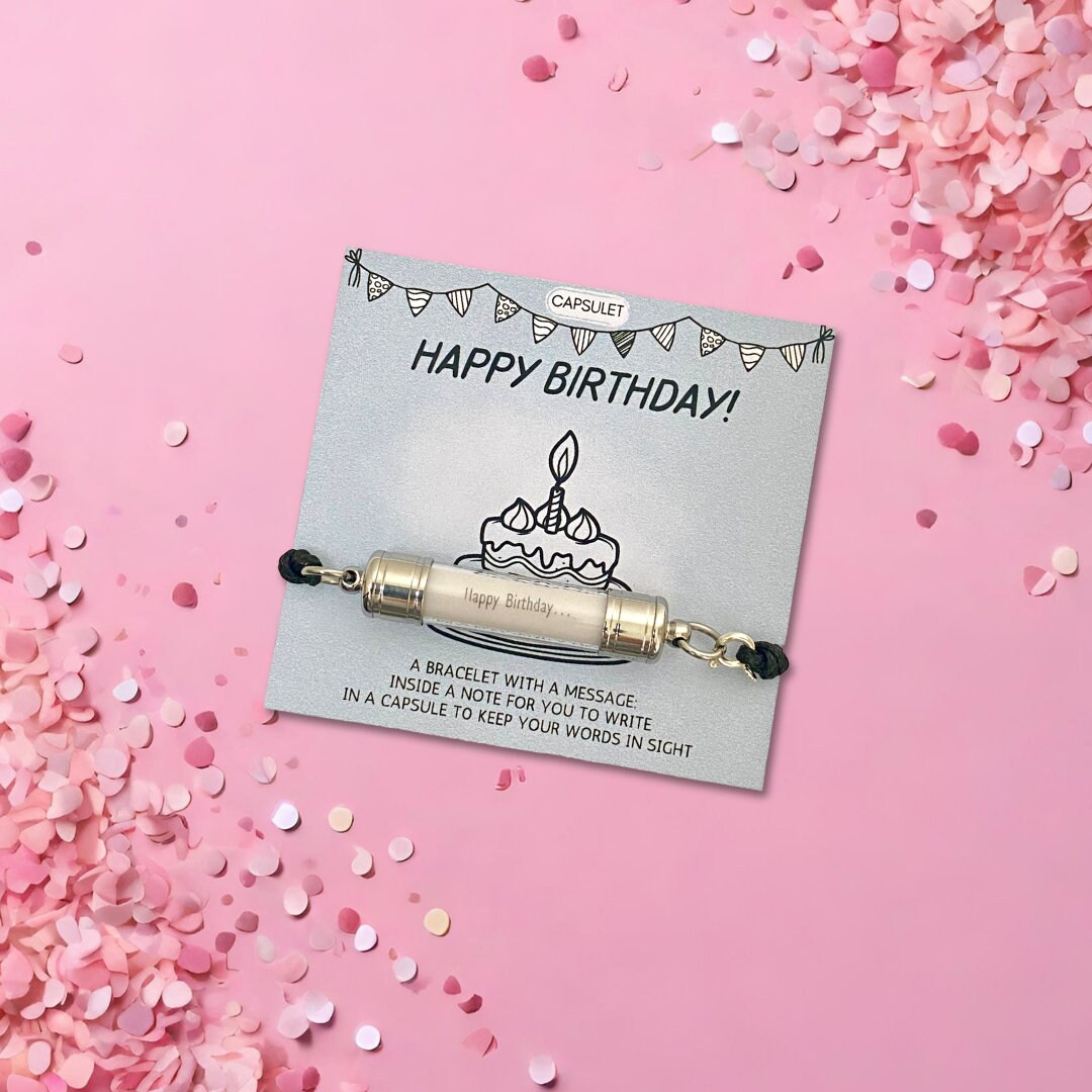 Happy Birthday - Personalized Hidden Message in a Bottle Gift for ...
