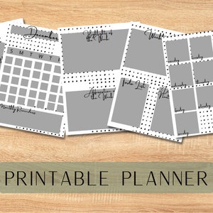 Printable Planner (reusable, Not Dated!) - Etsy