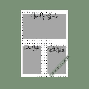 Printable Planner (reusable, Not Dated!) - Etsy