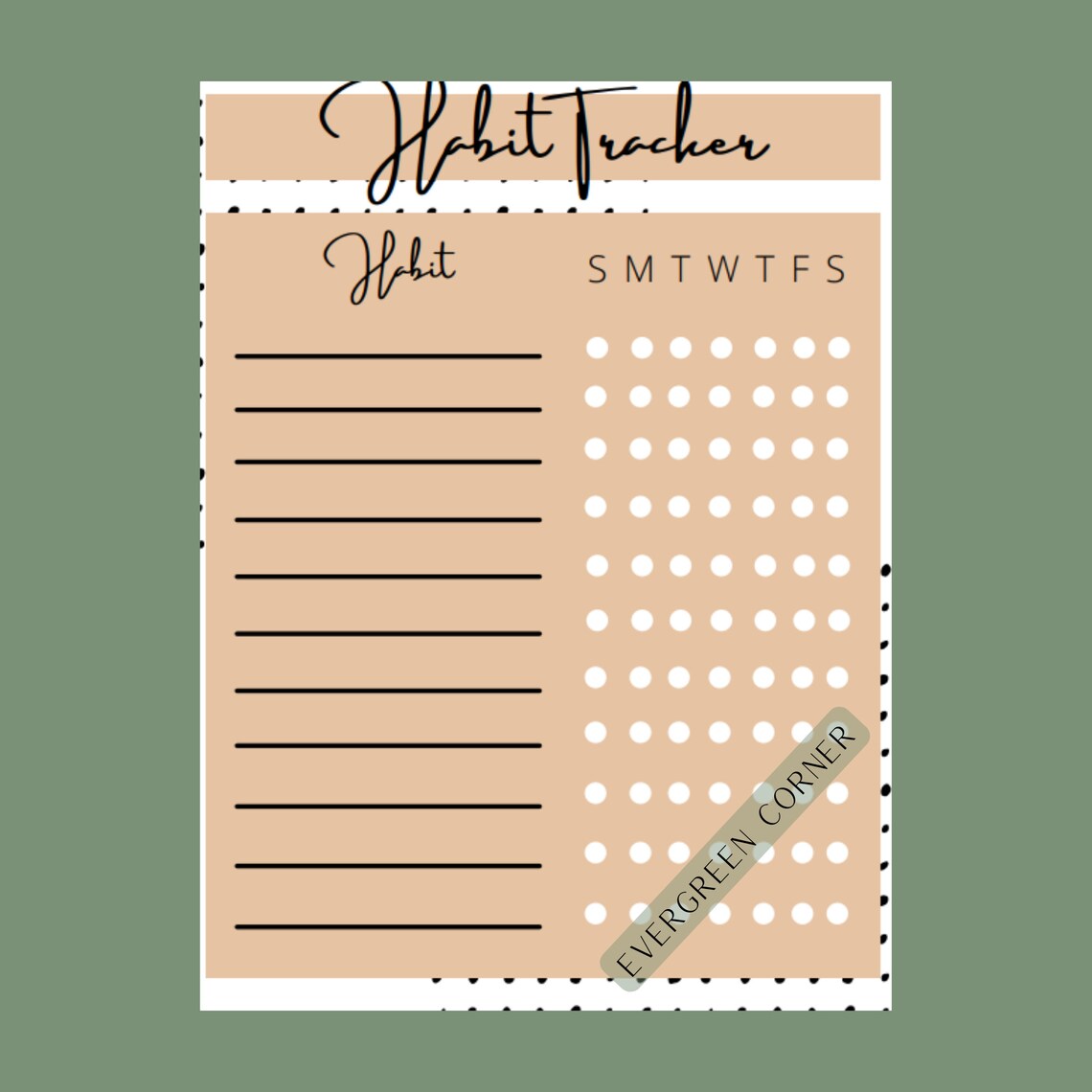 Printable Planner (reusable, Not Dated!) - Etsy
