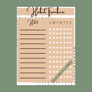 Printable Planner (reusable, Not Dated!) - Etsy