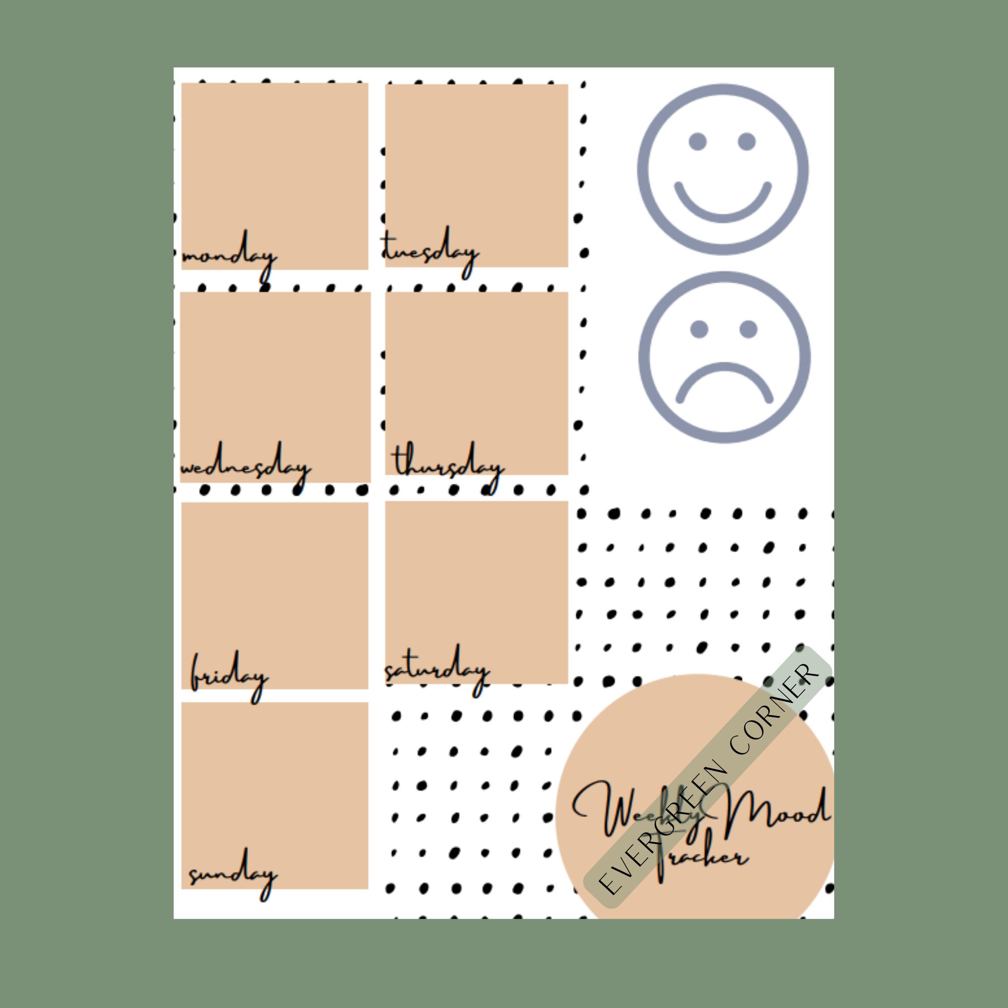 Printable Planner (reusable, Not Dated!) - Etsy