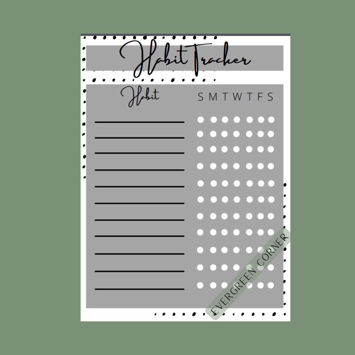 Printable Planner (reusable, Not Dated!) - Etsy