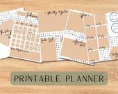 Printable Planner reusable Not Dated - Etsy
