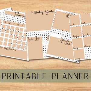 Printable Planner (reusable, Not Dated!) - Etsy