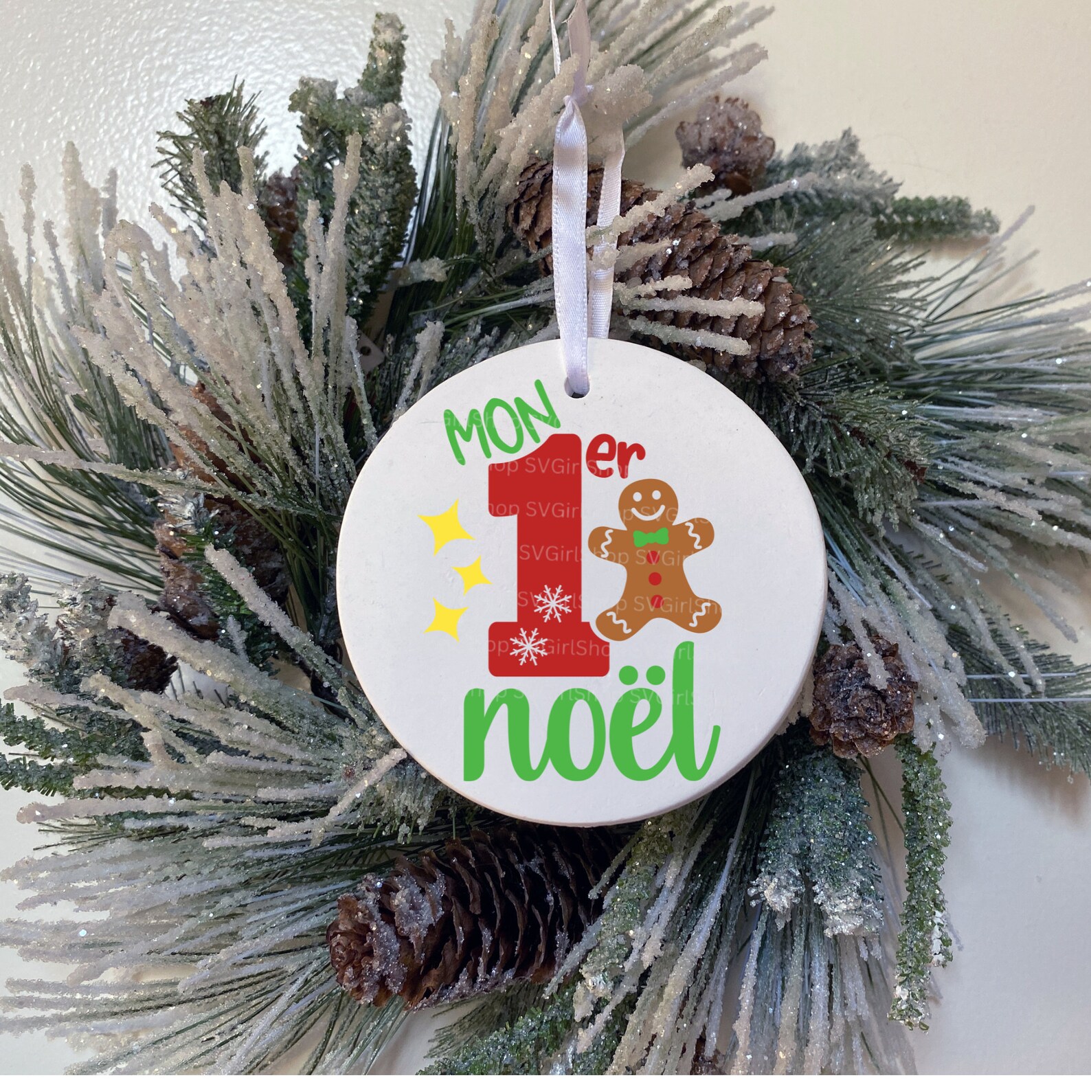 SVG Français Noël, SVG 1er Noël, Svg Mon Premier Noël, Svg Boules De ...