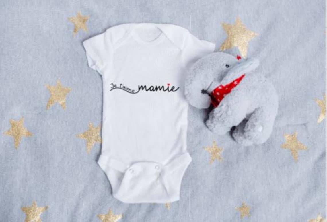 SVG Je T'aime Mamie, SVG La Meilleure Mamie, Svg Mamie Francais, Svg ...