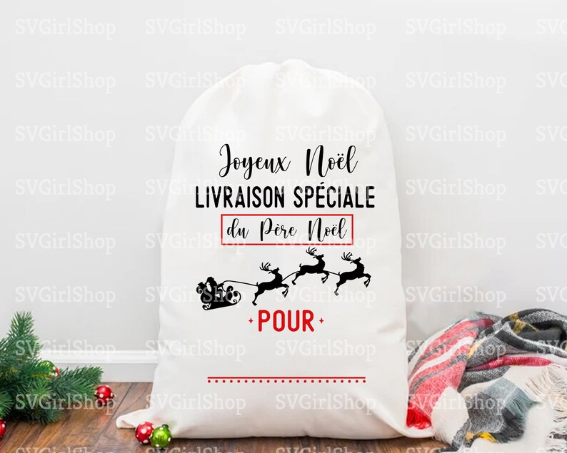 Hotte de Noel Bundle Sac du Père Noel Santa Sac SVG - Etsy France