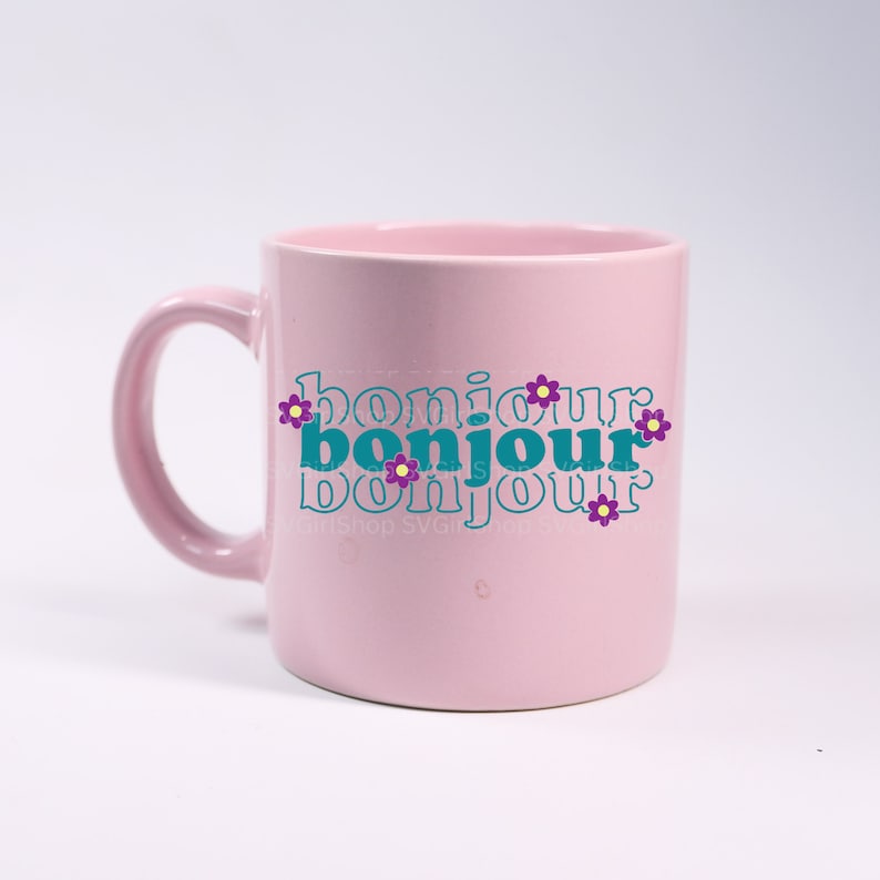 SVG Bonjour, SVG Retro, SVG Francais, Svg Panneau De Porte, Svg ...