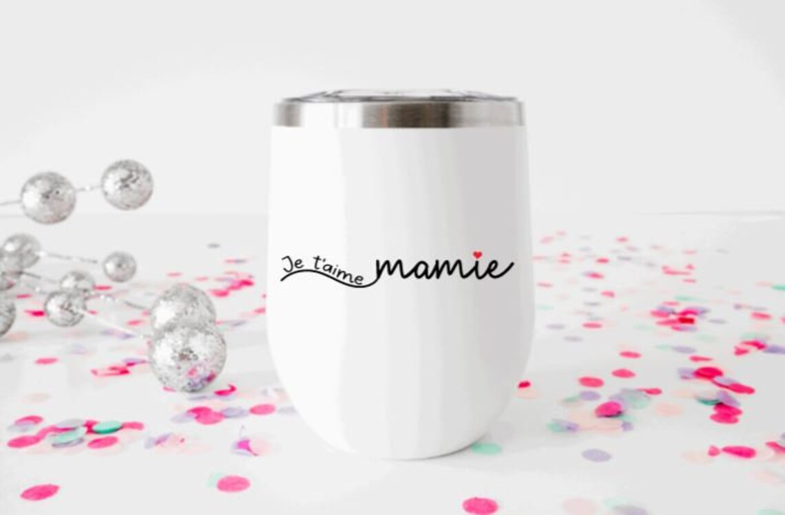 SVG Je T'aime Mamie, SVG La Meilleure Mamie, Svg Mamie Francais, Svg ...