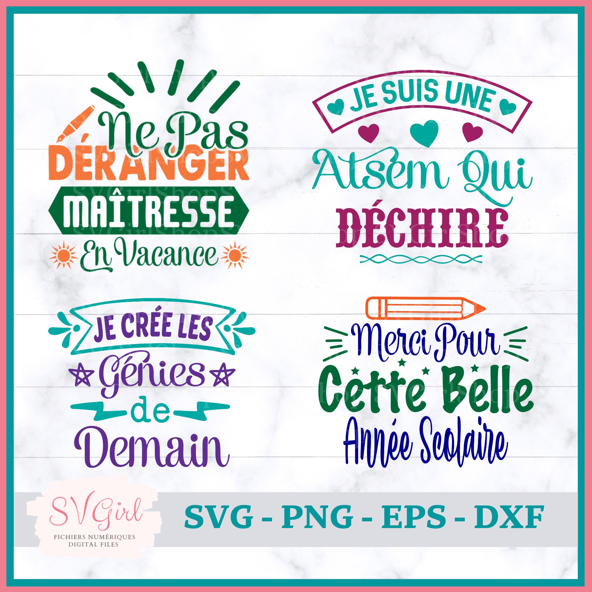 SVG Maîtresse, SVG ATSEM, Svg Professeur, Svg Maitresse En Vacance, Svg ...