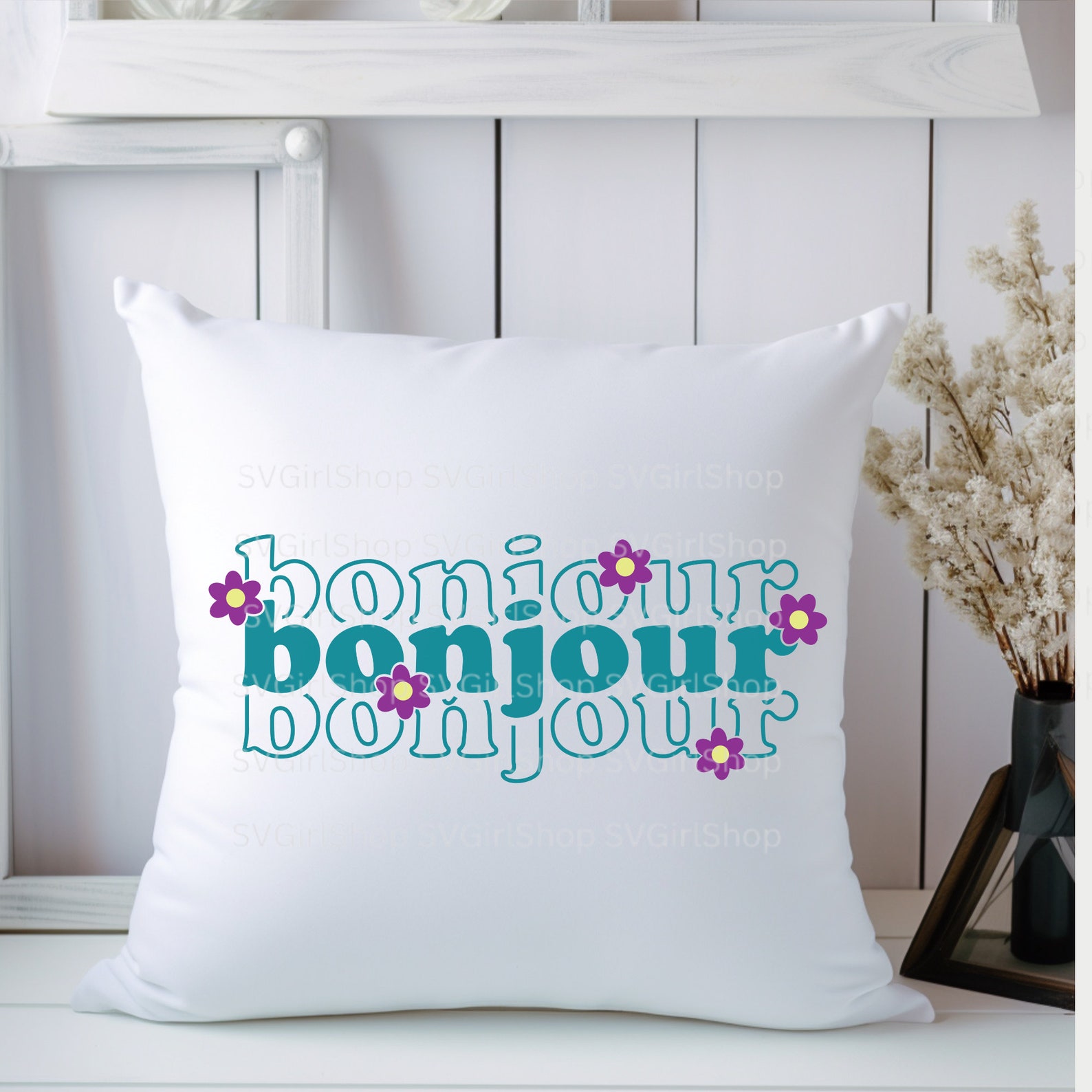 SVG Bonjour, SVG Retro, SVG Francais, Svg Panneau De Porte, Svg ...