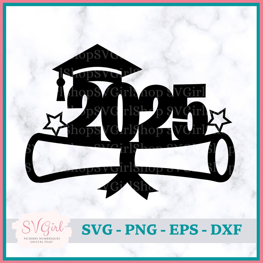 SVG 2025 Graduation, SVG Francais, Svg Finissants, SVG French, Diplômé ...