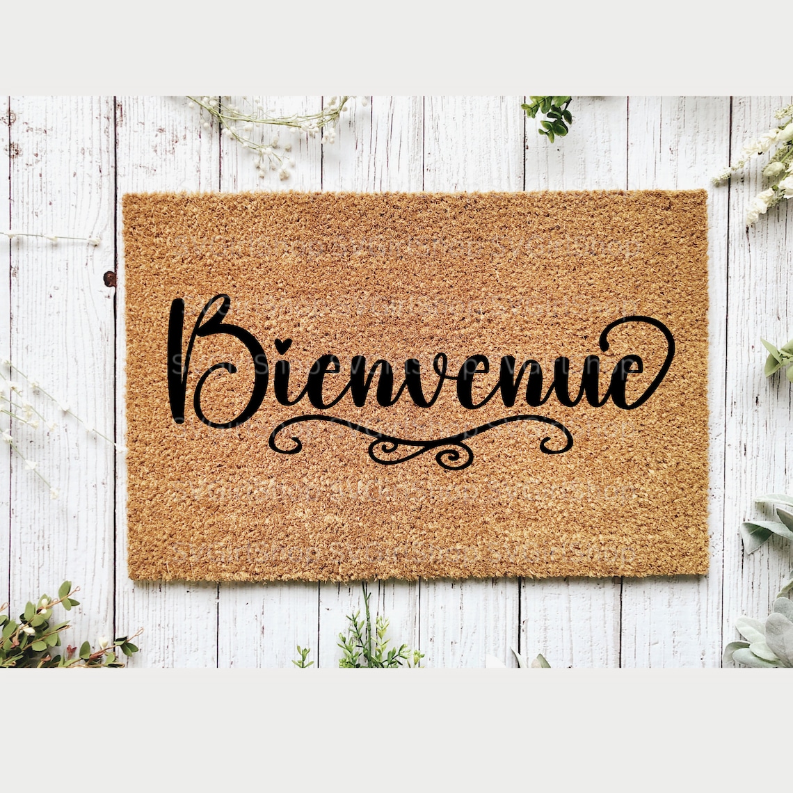 SVG Bienvenue Bundle, SVG Francais, Svg Panneau Rond En Bois, Svg ...