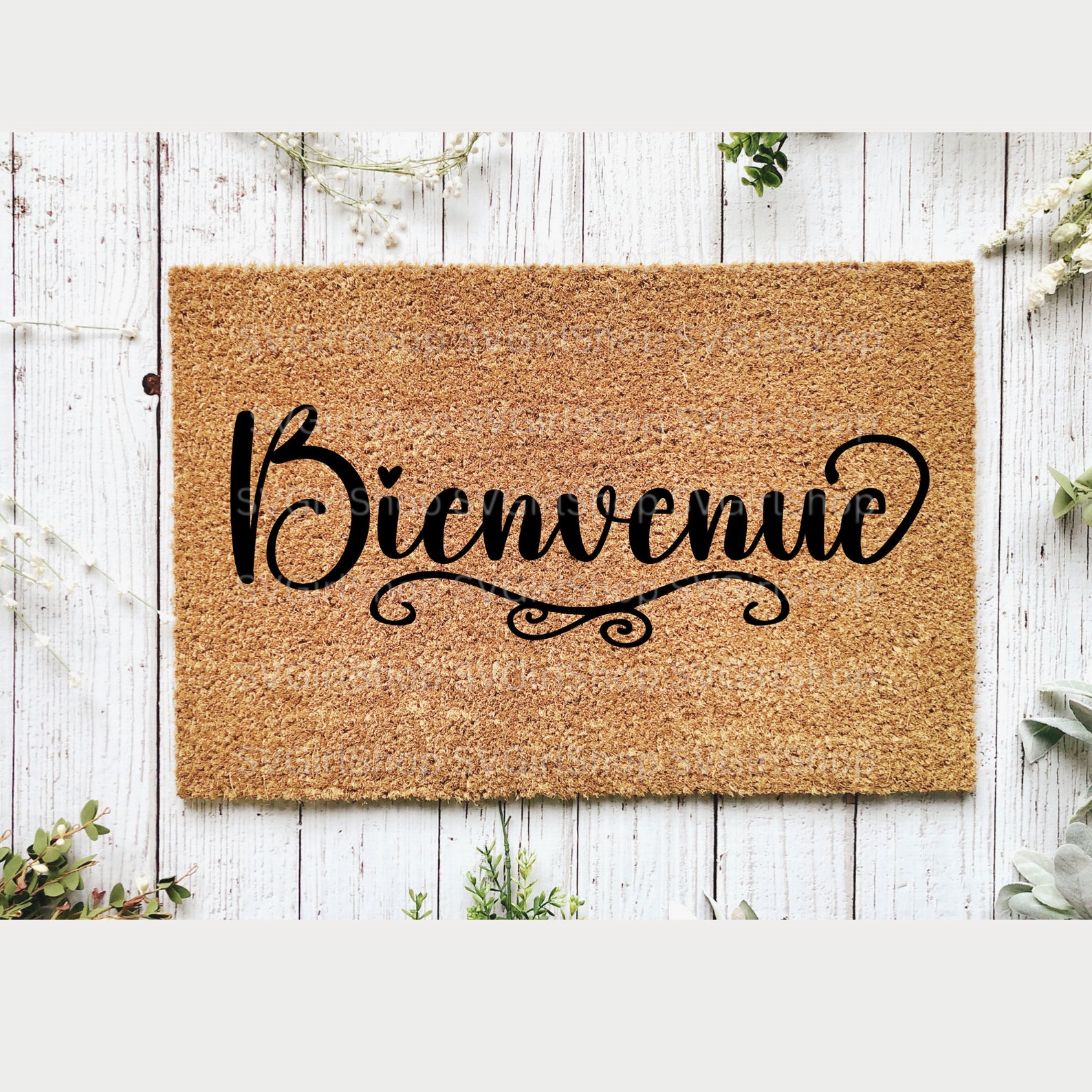 SVG Bienvenue Bundle, SVG Francais, Svg Panneau Rond En Bois, Svg ...