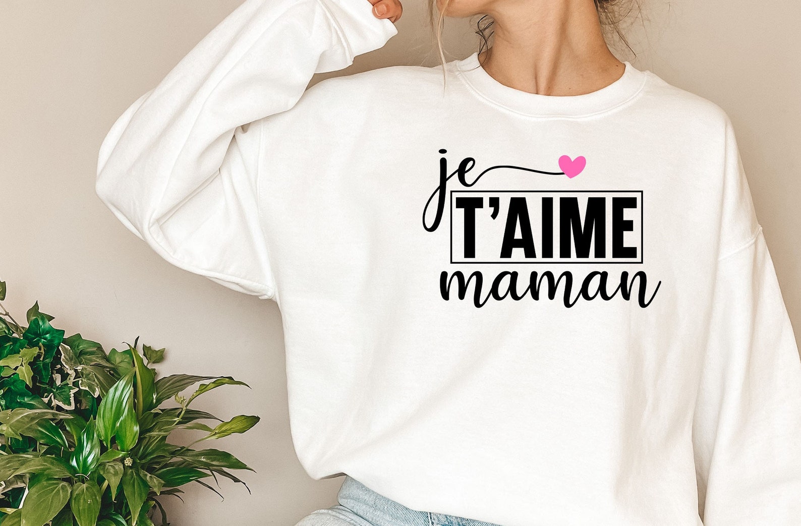 SVG Je T'aime Maman, Svg La Meilleure Maman, Svg Mamie, SVG Français ...