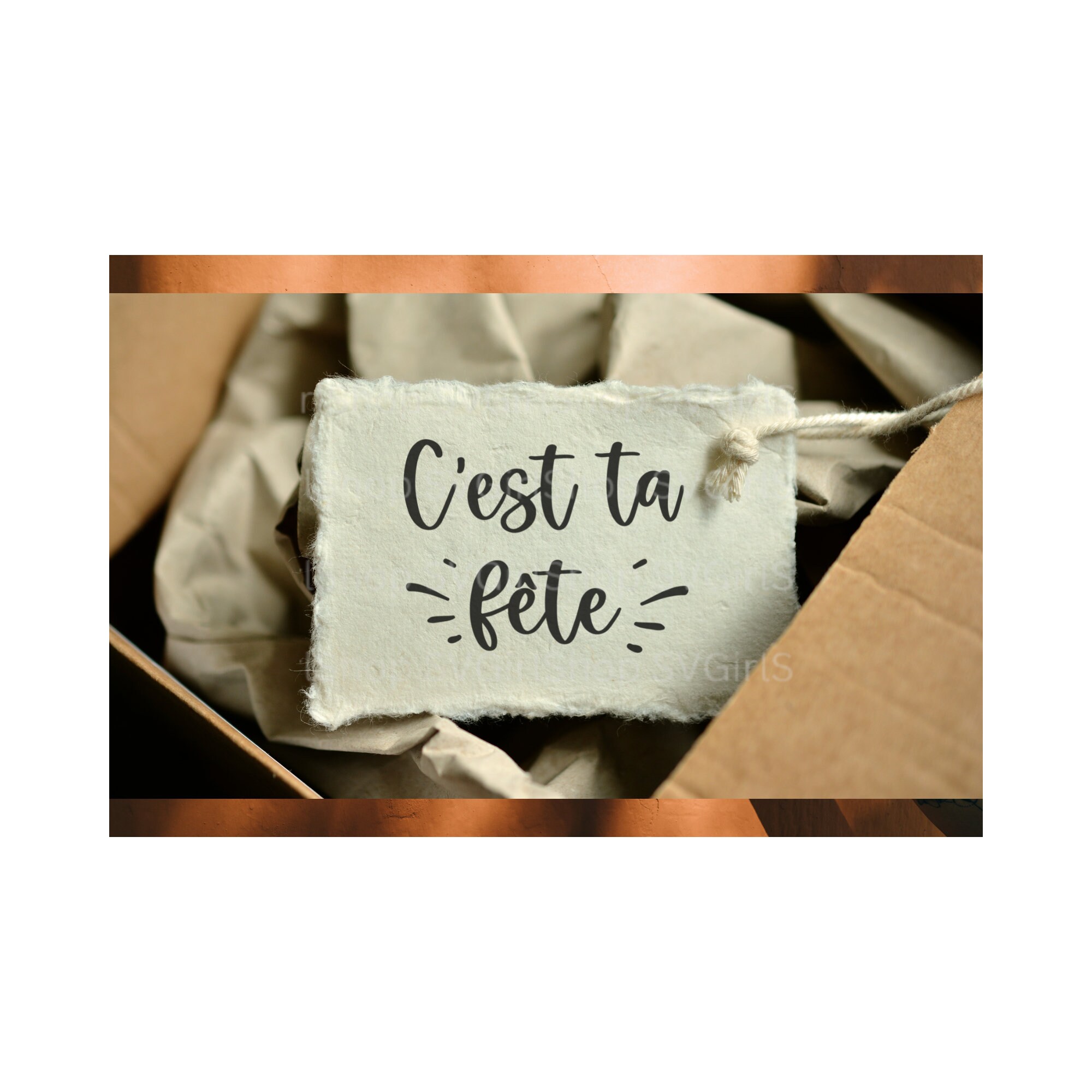 SVG Bonne Fête, SVG Bon Anniversaire, Svg Happy Birthday Gift Tags, SVG ...