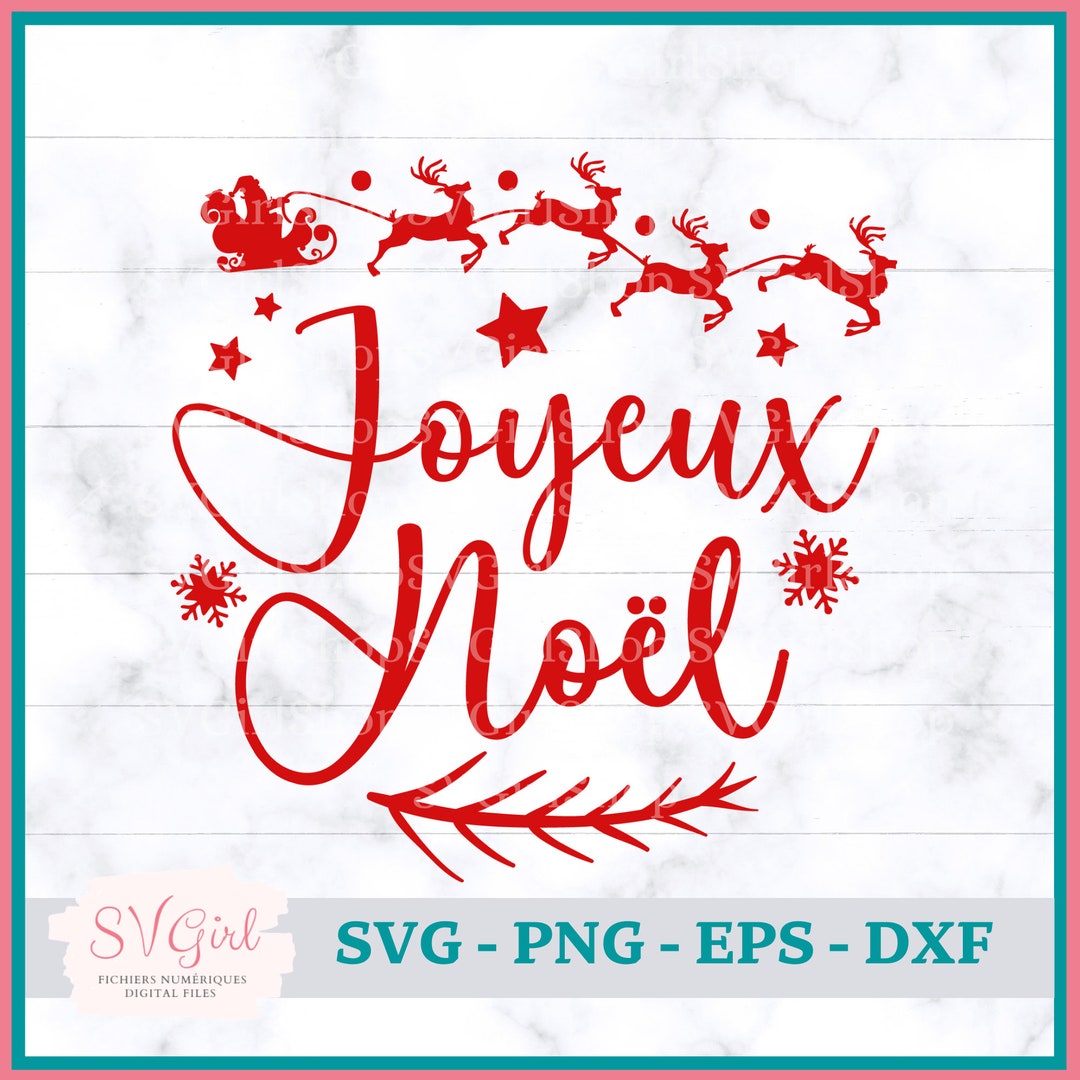 SVG Joyeux Noël, SVG Merry Christmas, Svg Joyeuses Fêtes, Svg Boules De ...
